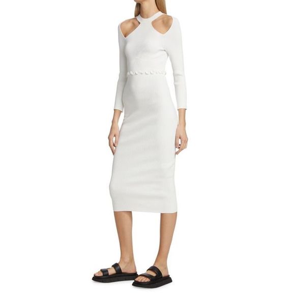Self-Portrait | Dresses | Selfportrait Shoulder Back Cut Outs Midi ...